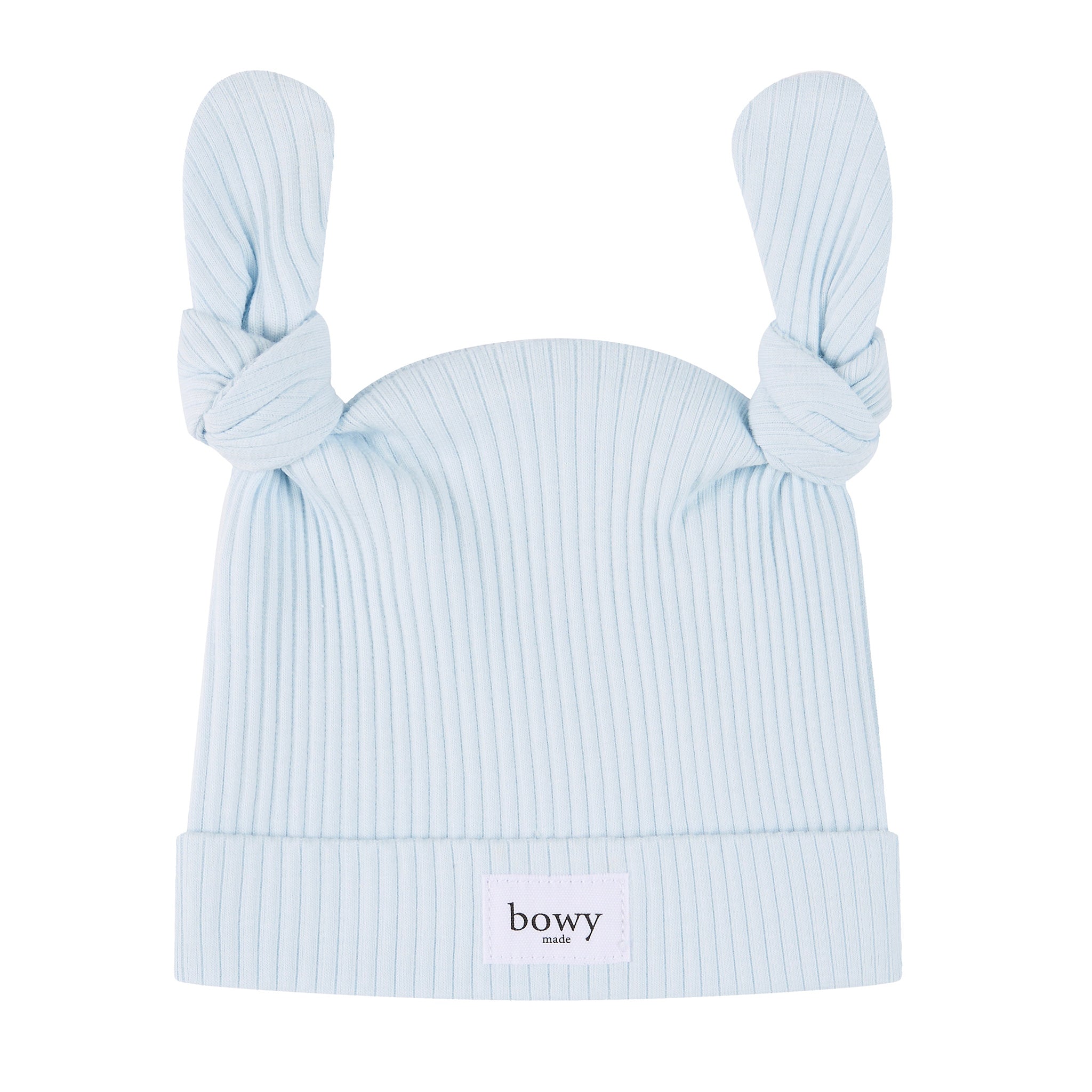 Double Knot Beanie - Powder Blue – Bowy Made