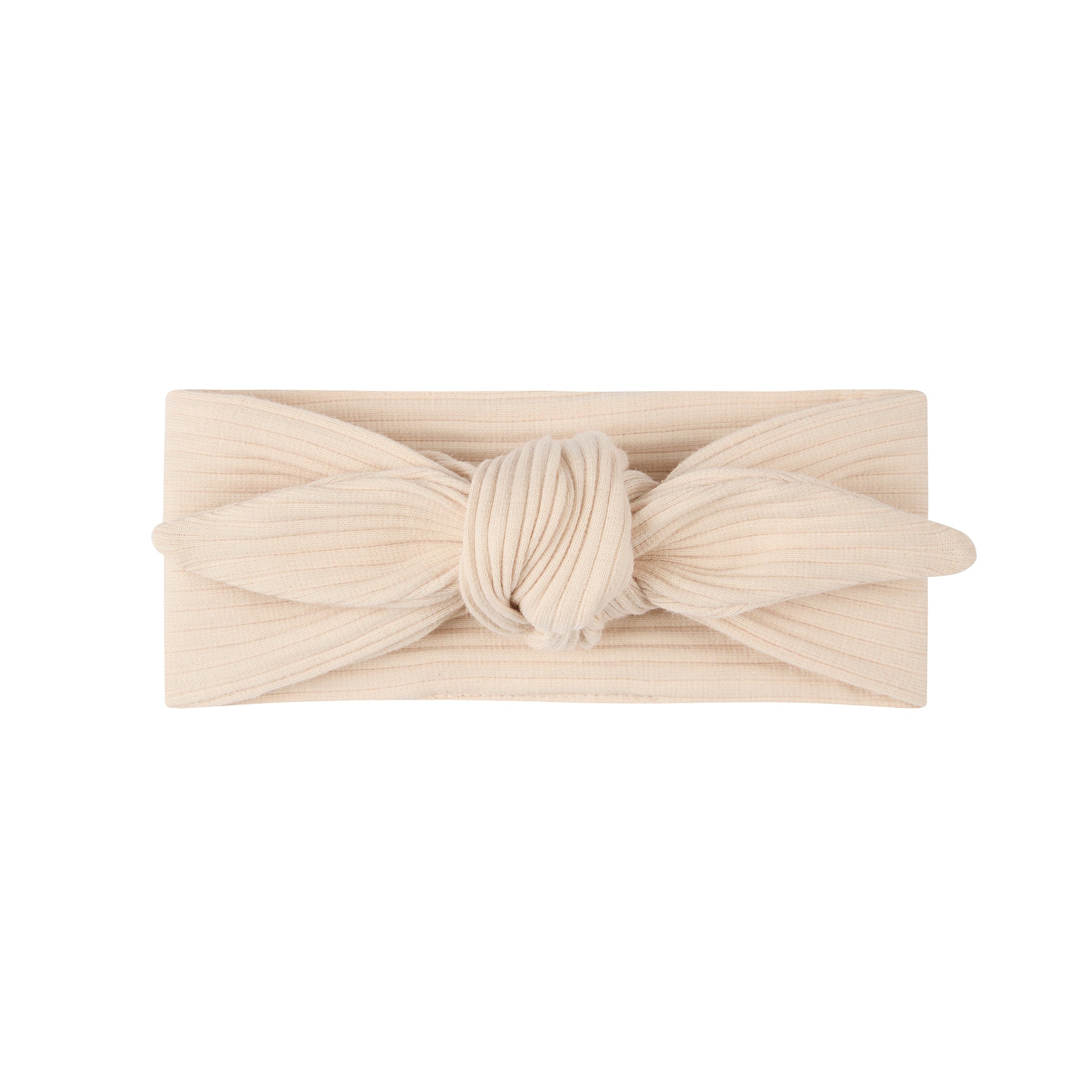 Ribbed Headband - Cream – Bowy Made