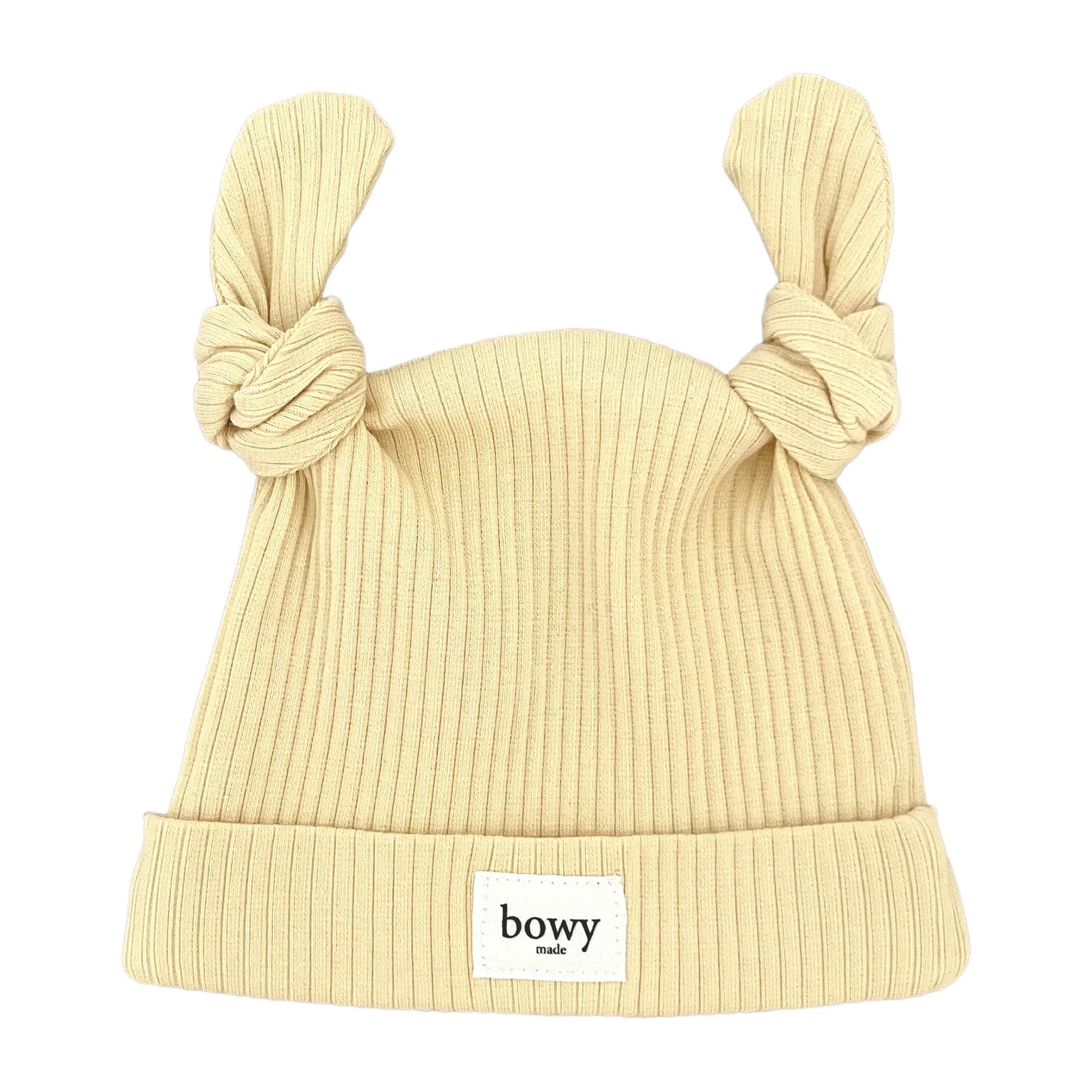Double Knot Beanie - Lemon – Bowy Made
