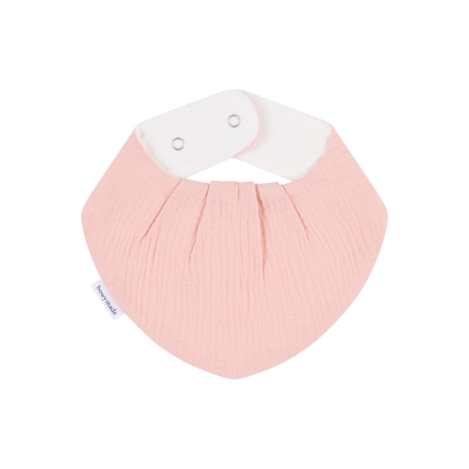 Pink Cotton Dribble Bib | Bowy Made – Bowy Made