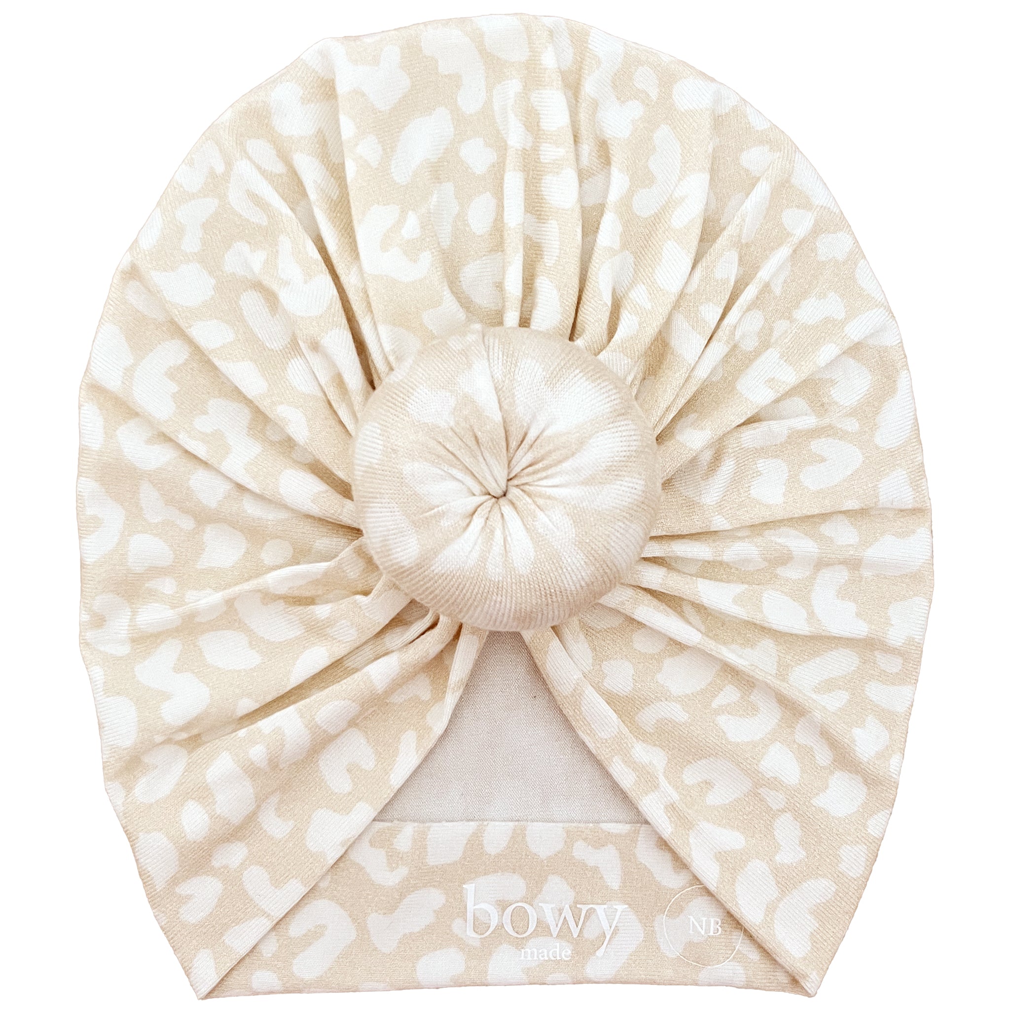 Traditional Baby Turban - Leopard - Bowy Made – Bowy Made